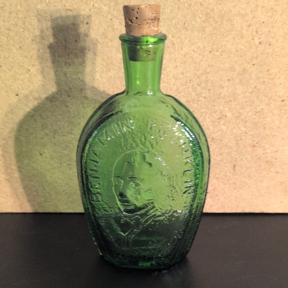 Wheaton | Accents | Vintage Benjamin Franklin Glass Bottle | Poshmark
